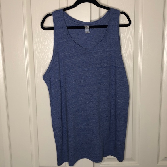 Alternative | Shirts | Alternative Blue Boatneck Tank | Poshmark